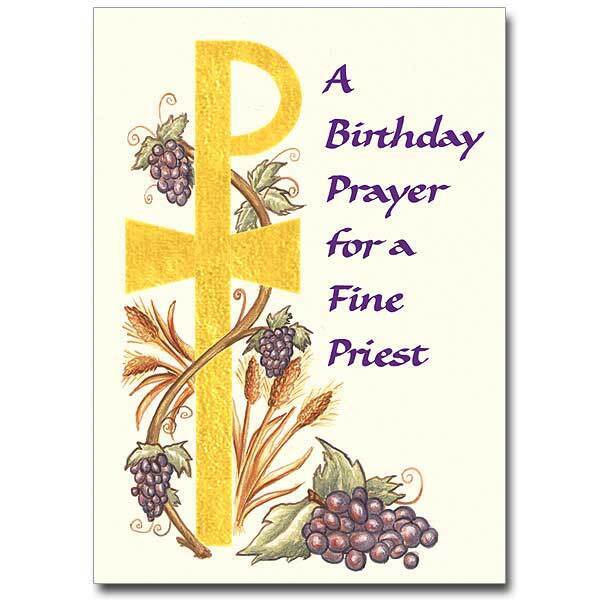 Card Birthday Priest Gatto Christian Shop Card Birthday Priest Gatto Christian Shop