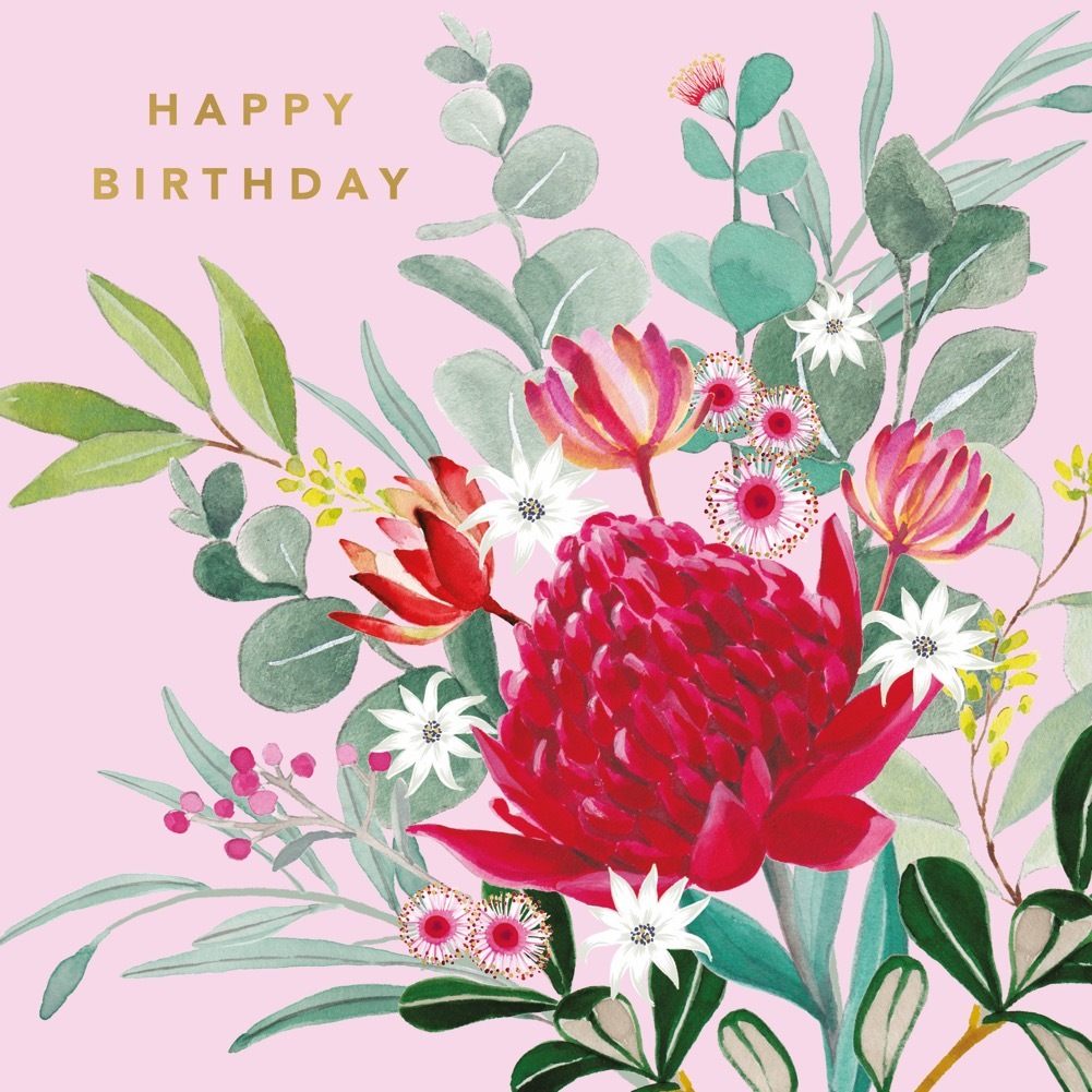Card - Happy Birthday Botanic | Gatto Christian Shop