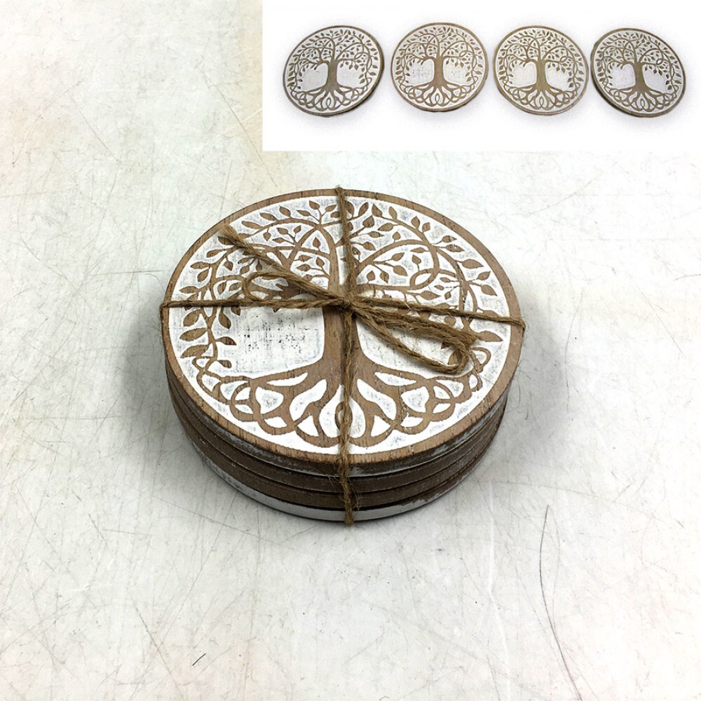Tree of Life Coasters - Set 4 | Gatto Christian Shop