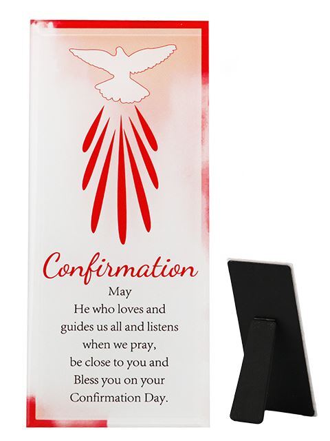 Glass Plaque - Confirmation | Gatto Christian Shop